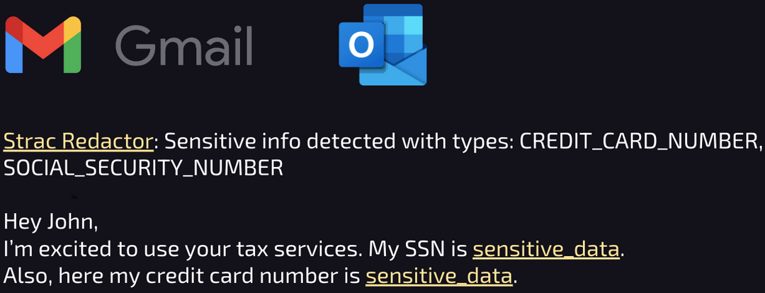Strac - Detect & Mask Sensitive Personal Data