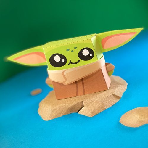 Grogu | Baby Yoda Paper Craft
