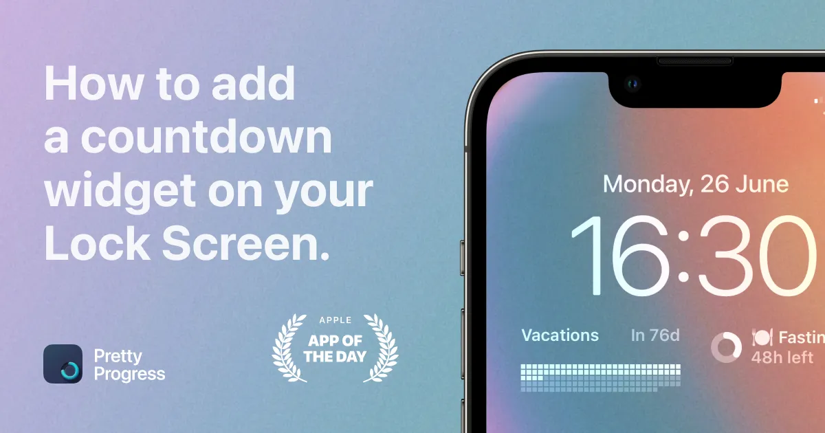 How To Add Countdown Widgets On IPhone s Lock Screen