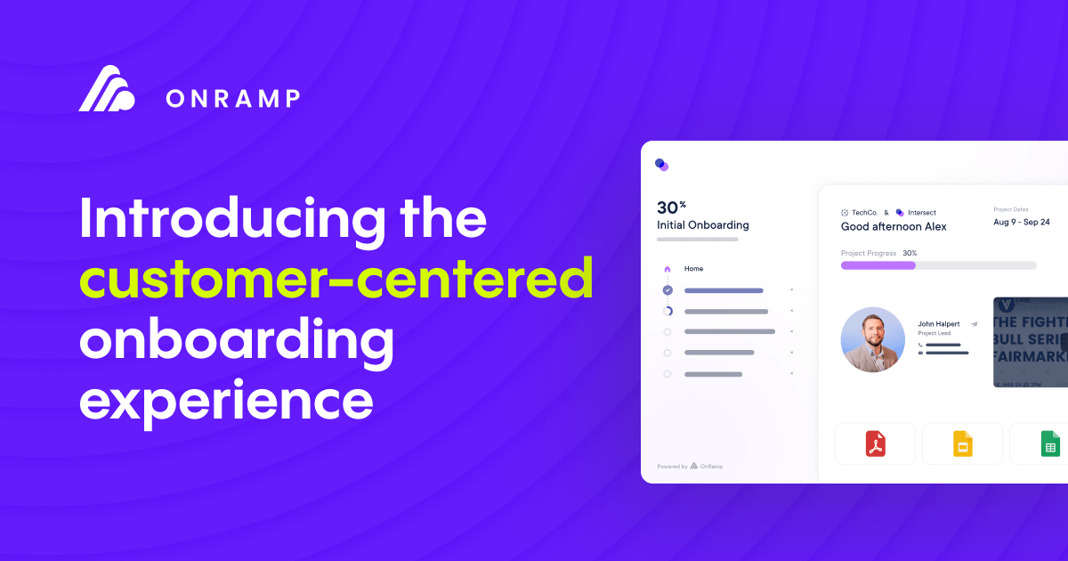 OnRamp: Customer Onboarding Client Portal Software