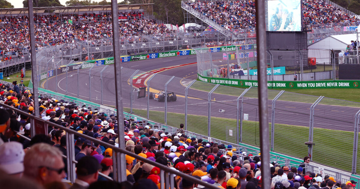 KBYG: The Best Grandstands at the Australian Grand Prix