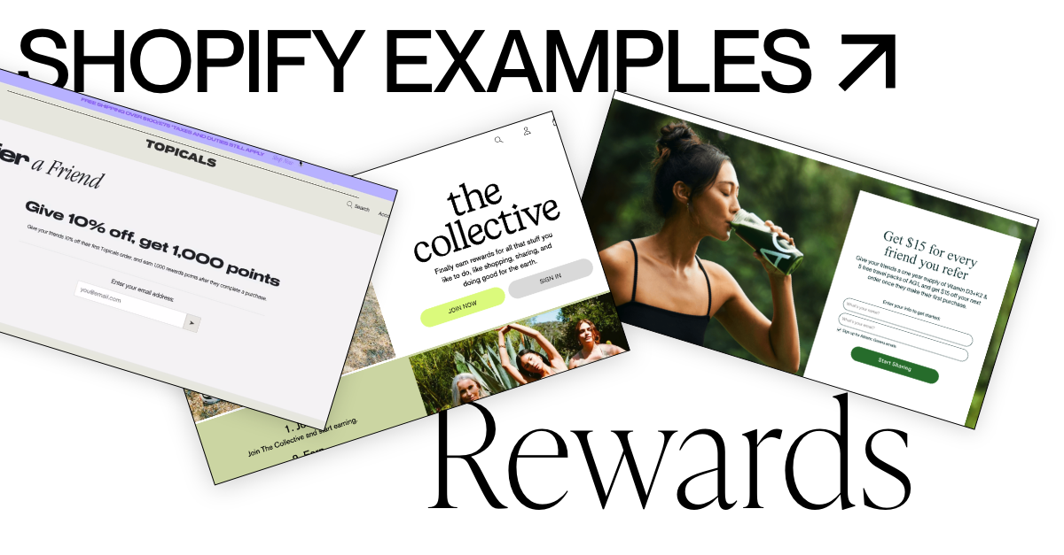 Recently updated: The best Shopify Rewards examples to give you inspiration