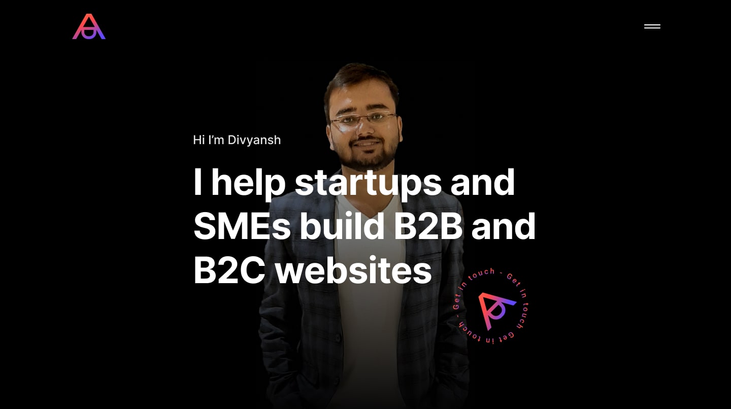 Divyansh Agarwal - UI/UX designer, web developer and Landing page expert