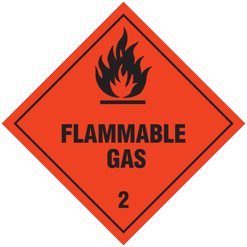 Flammable Gas 2 | Dena Screenprint Aberdeen | Quality Tags - Stickers