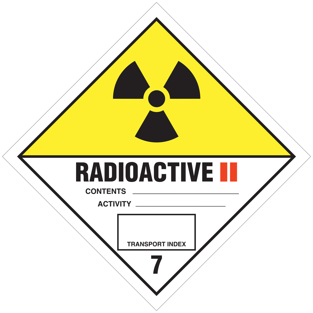 Radioactive 7 - II | Dena Screenprint Aberdeen | Quality Tags - Stickers
