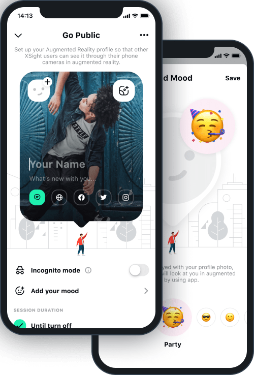 XSight - Find friends and places in AR using your phone camera