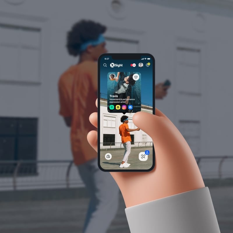 XSight - Find friends and places in AR using your phone camera