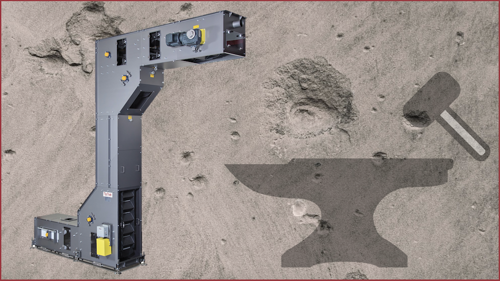 Continuous Bucket Elevators for Heavy Materials