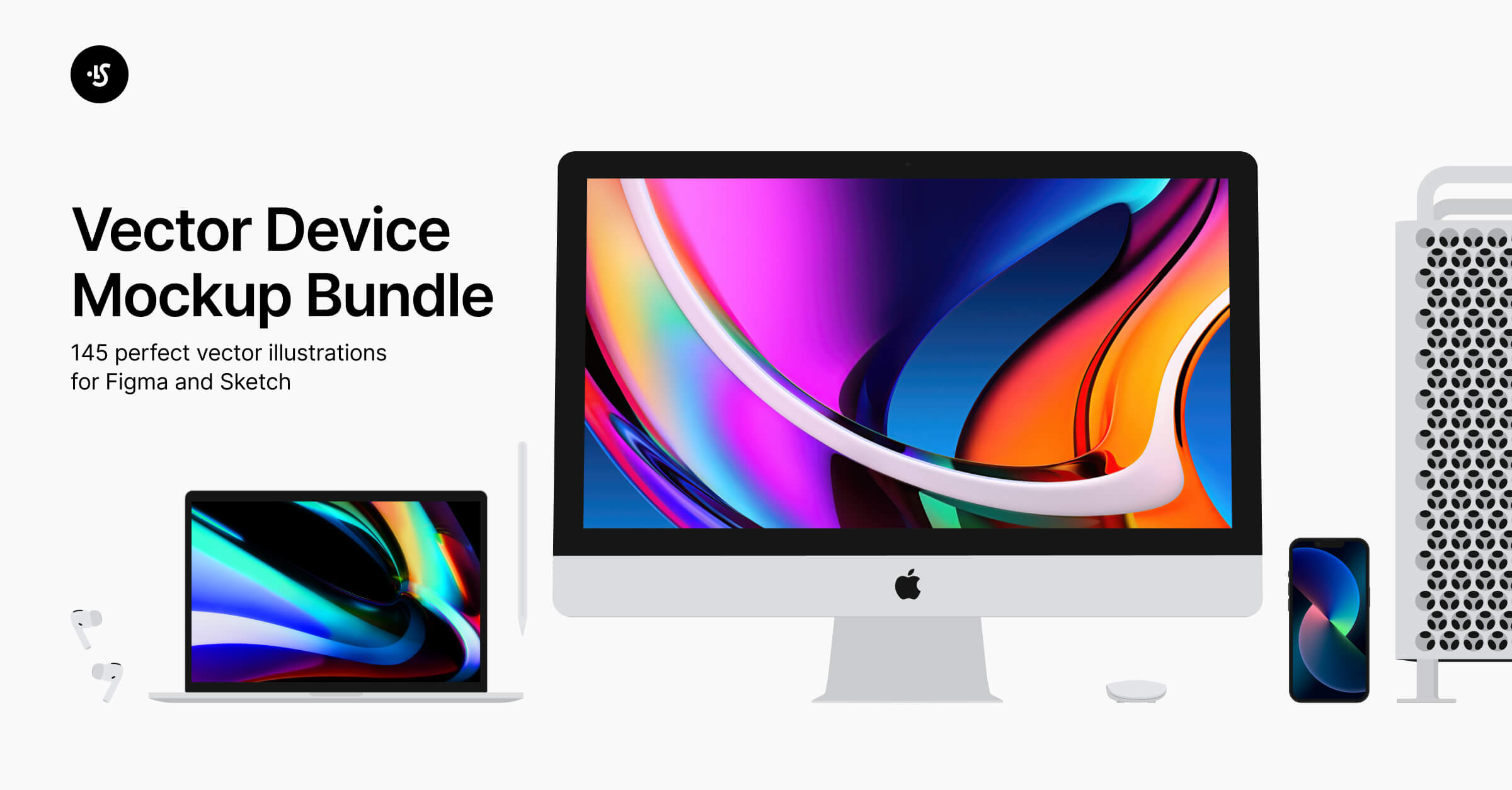 Flat Vector Device Mockup Bundle