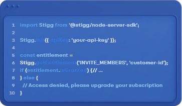 Stigg | API-first Pricing & Packaging