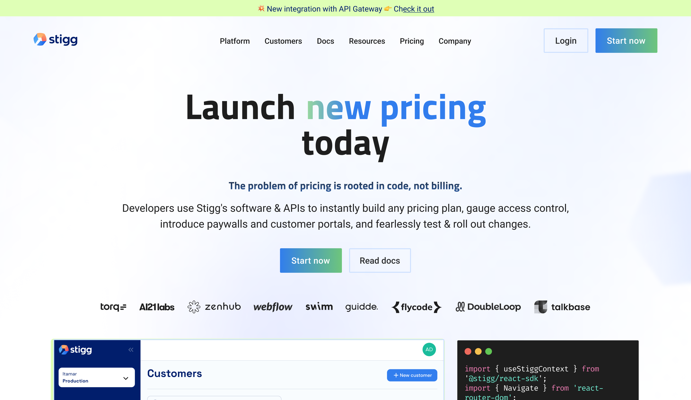 Stigg | API-first Pricing & Packaging