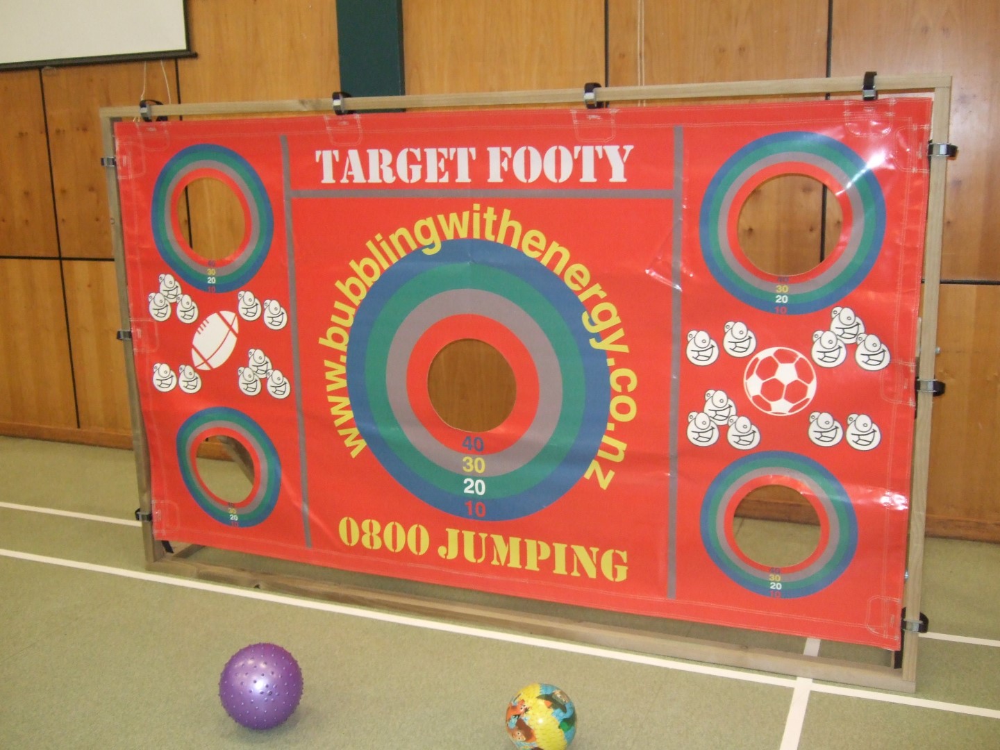 Target Footy | The Bouncy Castle Company