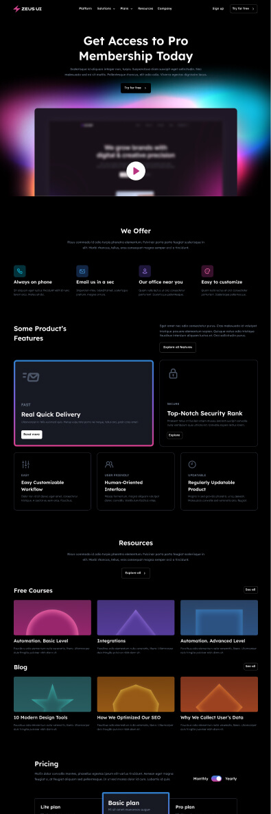 Foursets - Design and Webflow website development agency