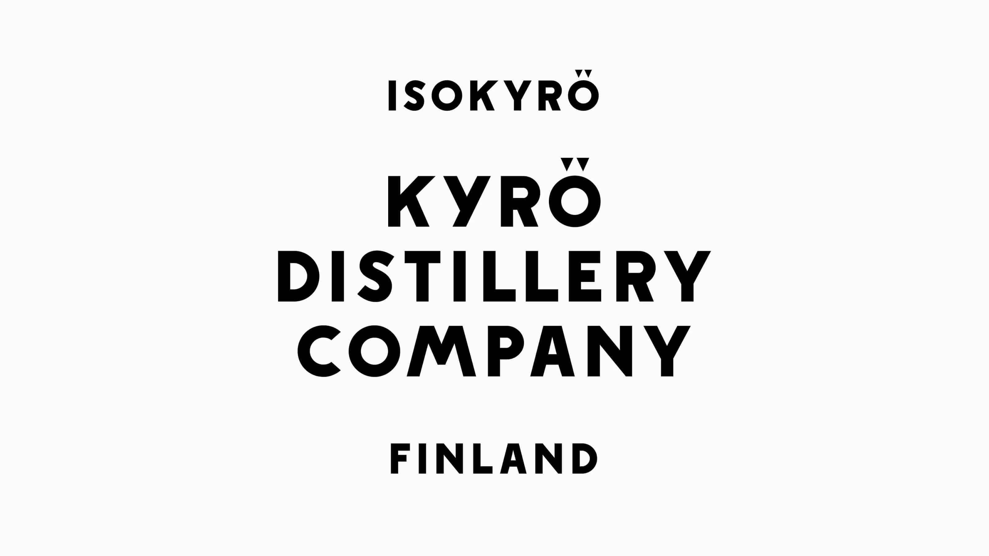 Kyrö distillery branding by Werklig