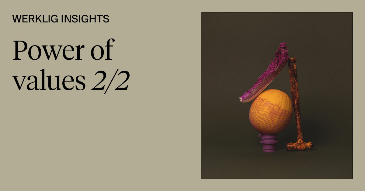 POWER OF VALUES Part 2/2: The Werklig way with values