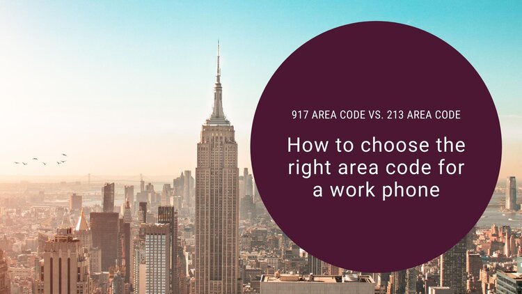 917 Area Code vs. 213 Area Code for Business | Burner