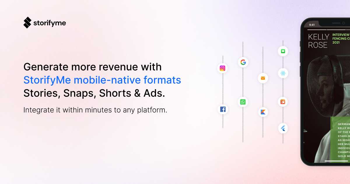 StorifyMe - Mobile-native formats in your app & website