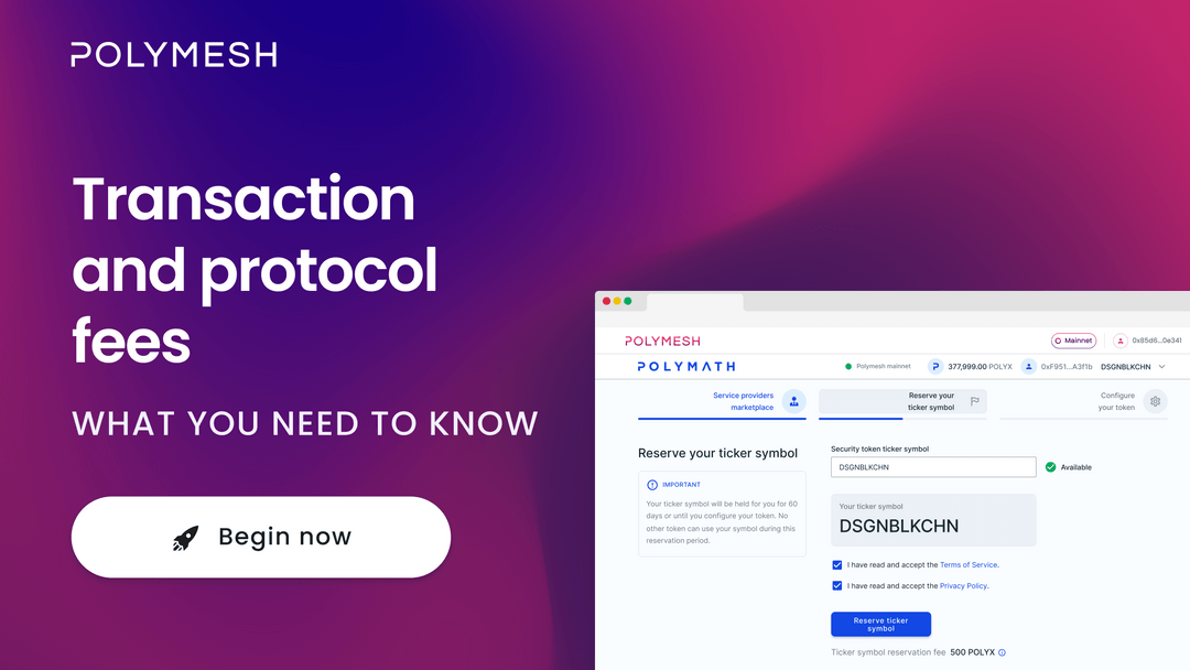 Polymesh | A blockchain for security tokens
