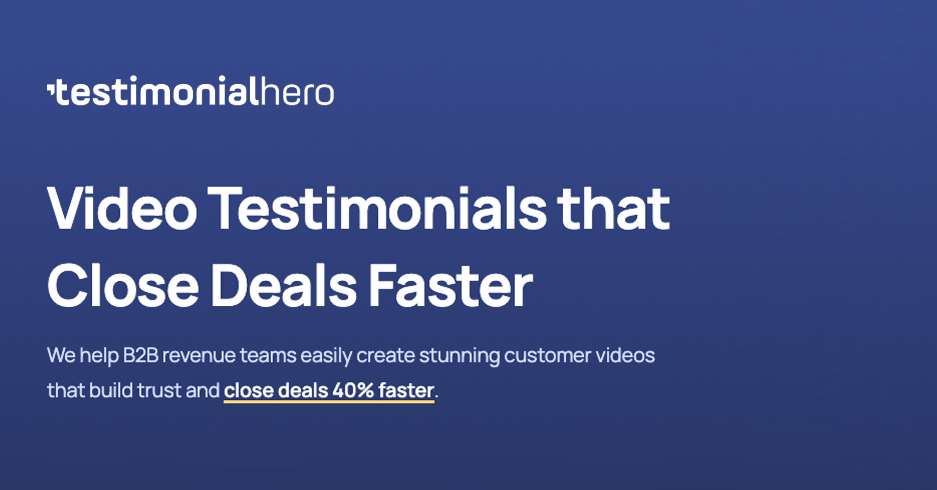 Easily Create Stunning B2B Testimonial Videos | Testimonial Hero ...