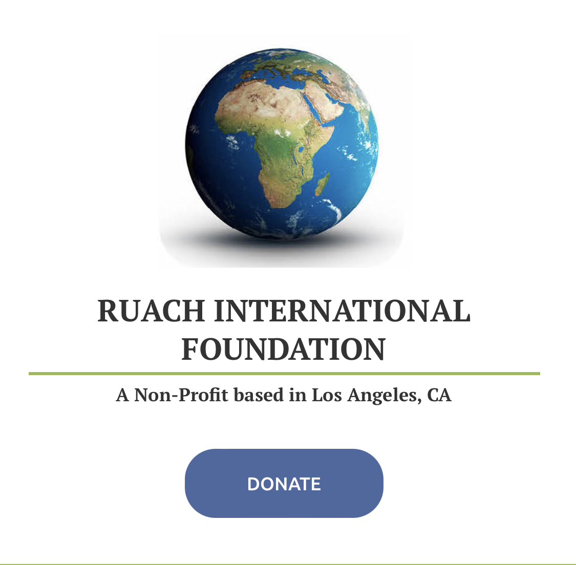 Ruach International Foundation | RIF