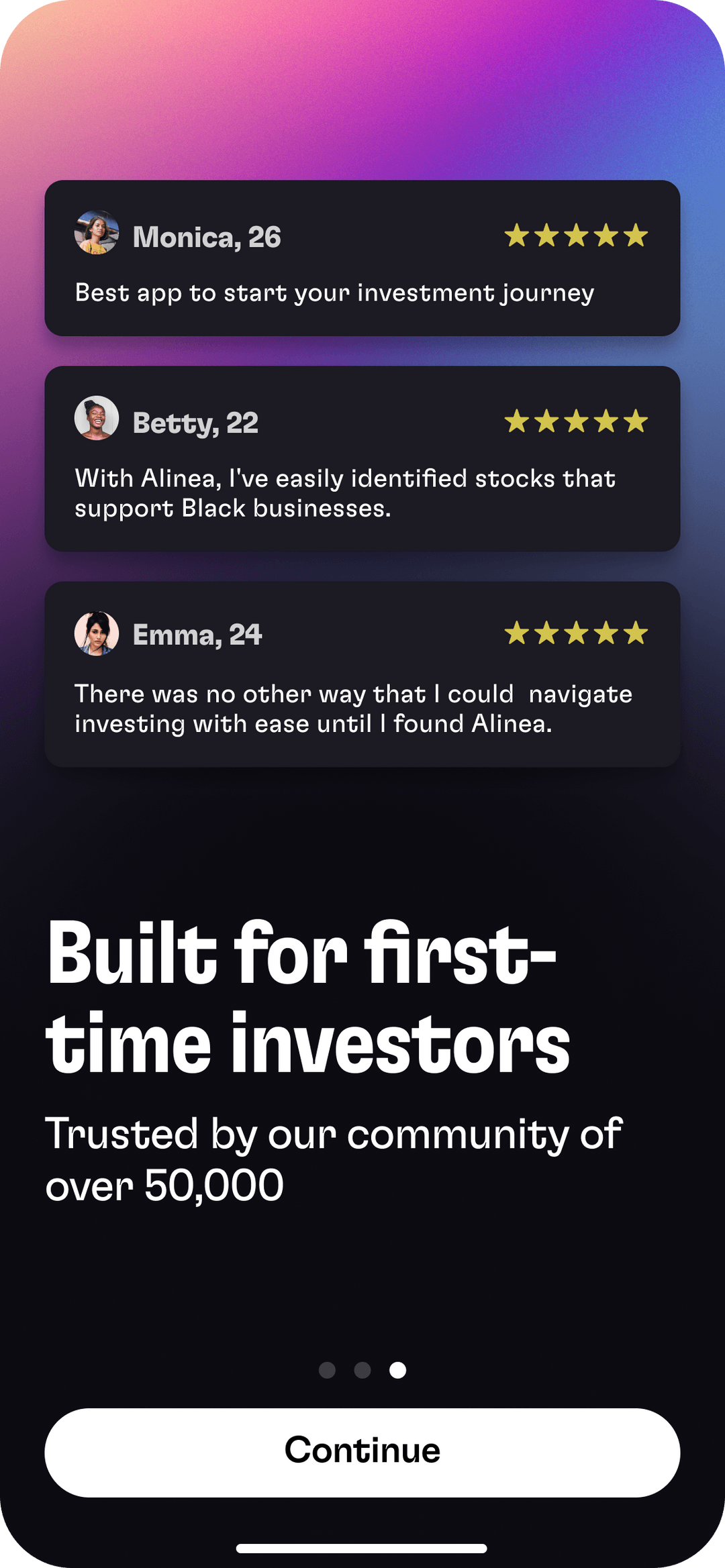 Alinea Invest: Investing App for Beginners, GenZ and Women