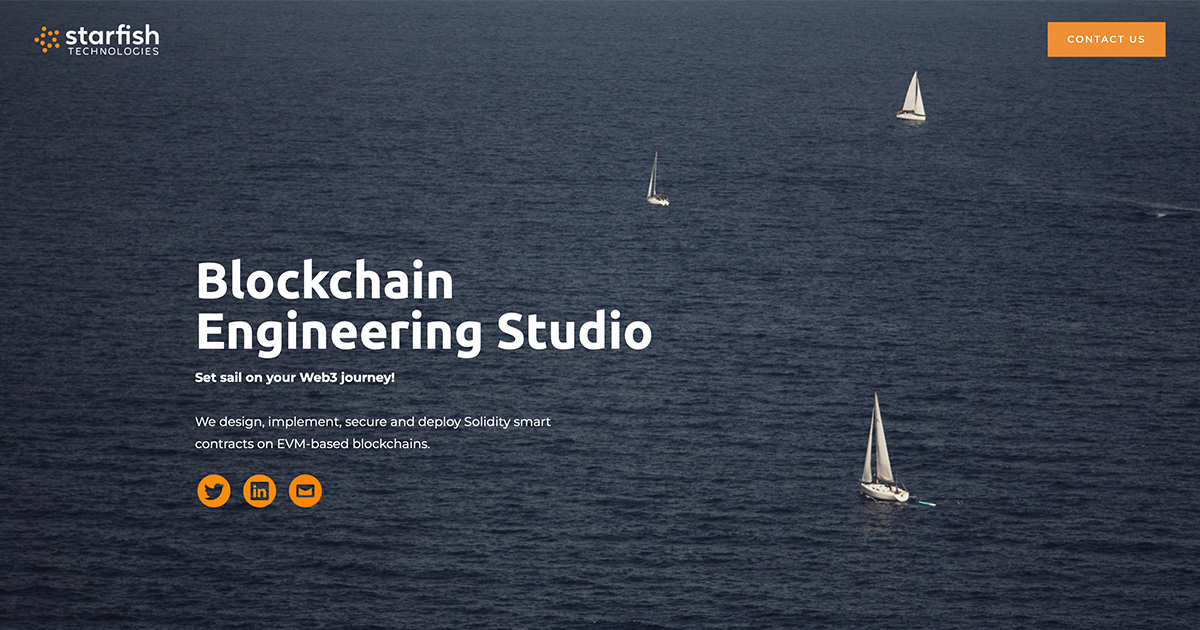 Starfish Technologies - Blockchain Engineering Studio