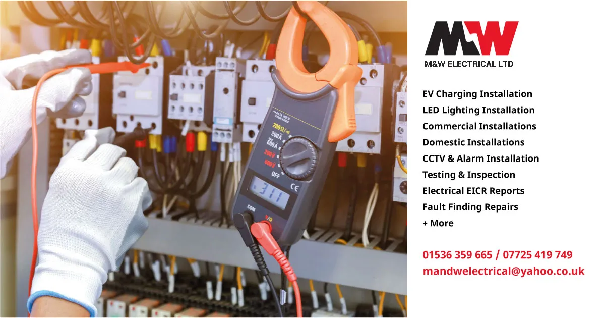 M & W Electrical LTD | Commercial & Domestic Electric Services