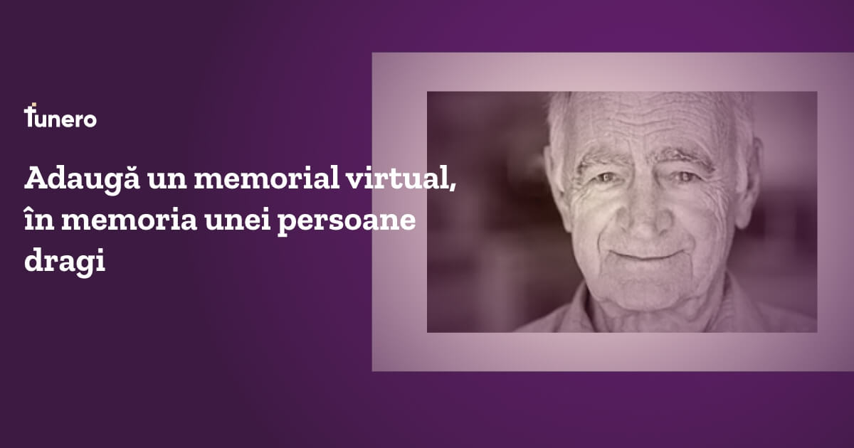 Adaugă un memorial virtual - Funero