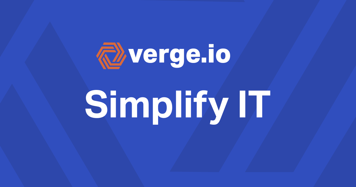 Software That Simplifies Your IT Infrastructure | Verge.io