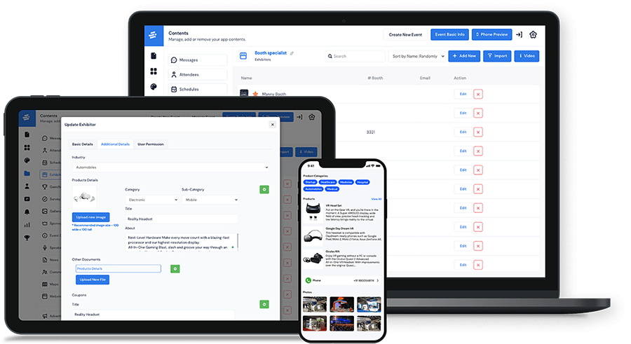 Product Showcase for Exhibitors | Eventify
