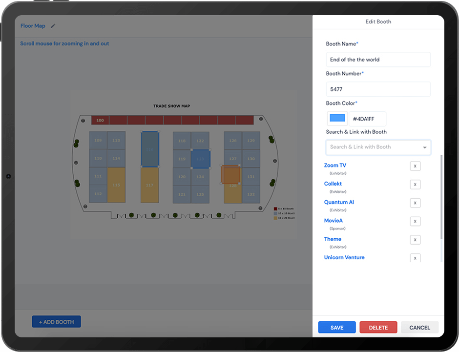 Interactive Event Floor and Map Builder | Eventify