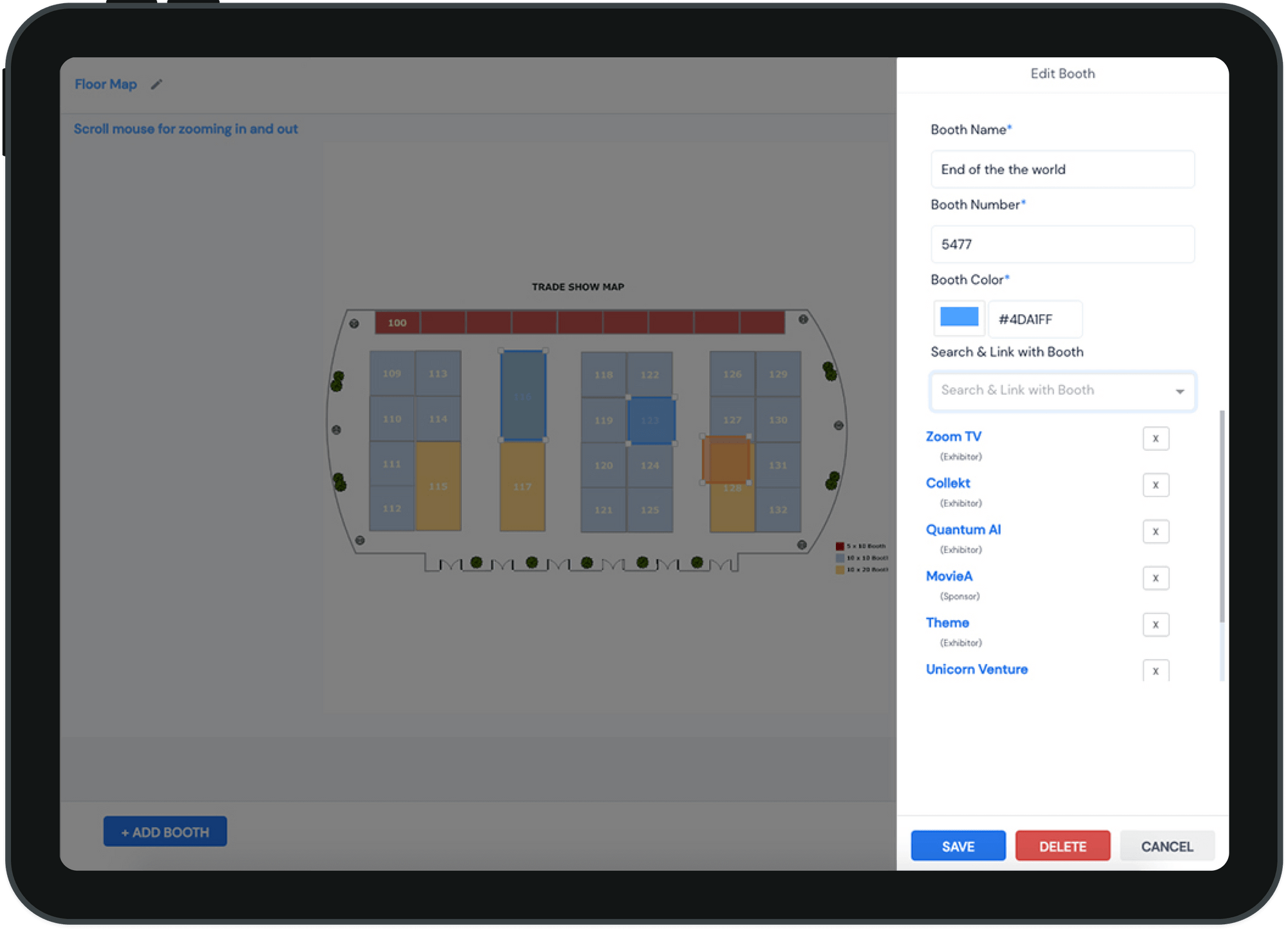 Create Interactive Floor Plan with Eventify Event Site-Map Maker