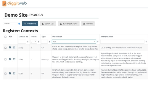 Diggit Archaeology | The new digital recording standard