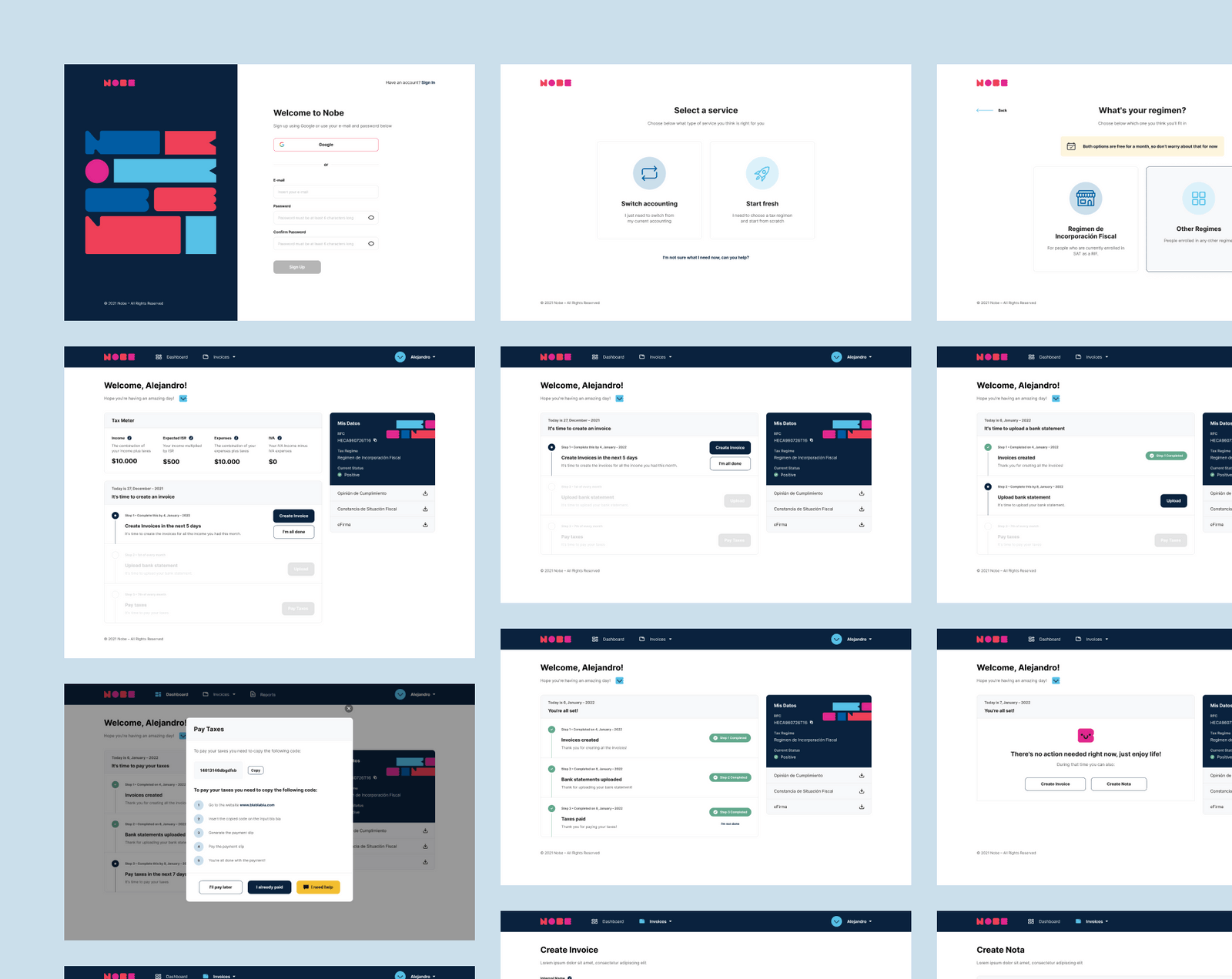 Victor Berbel – Freelancer User Interface & User Experience – Nobe SaaS