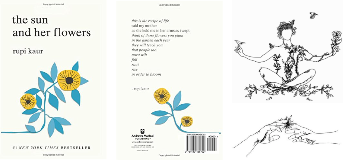 Sun and Her Flowers - Book Cover Design
