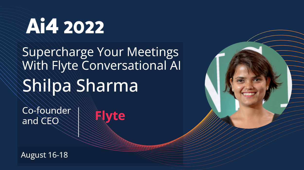 Flyte presenting at Ai4 conference