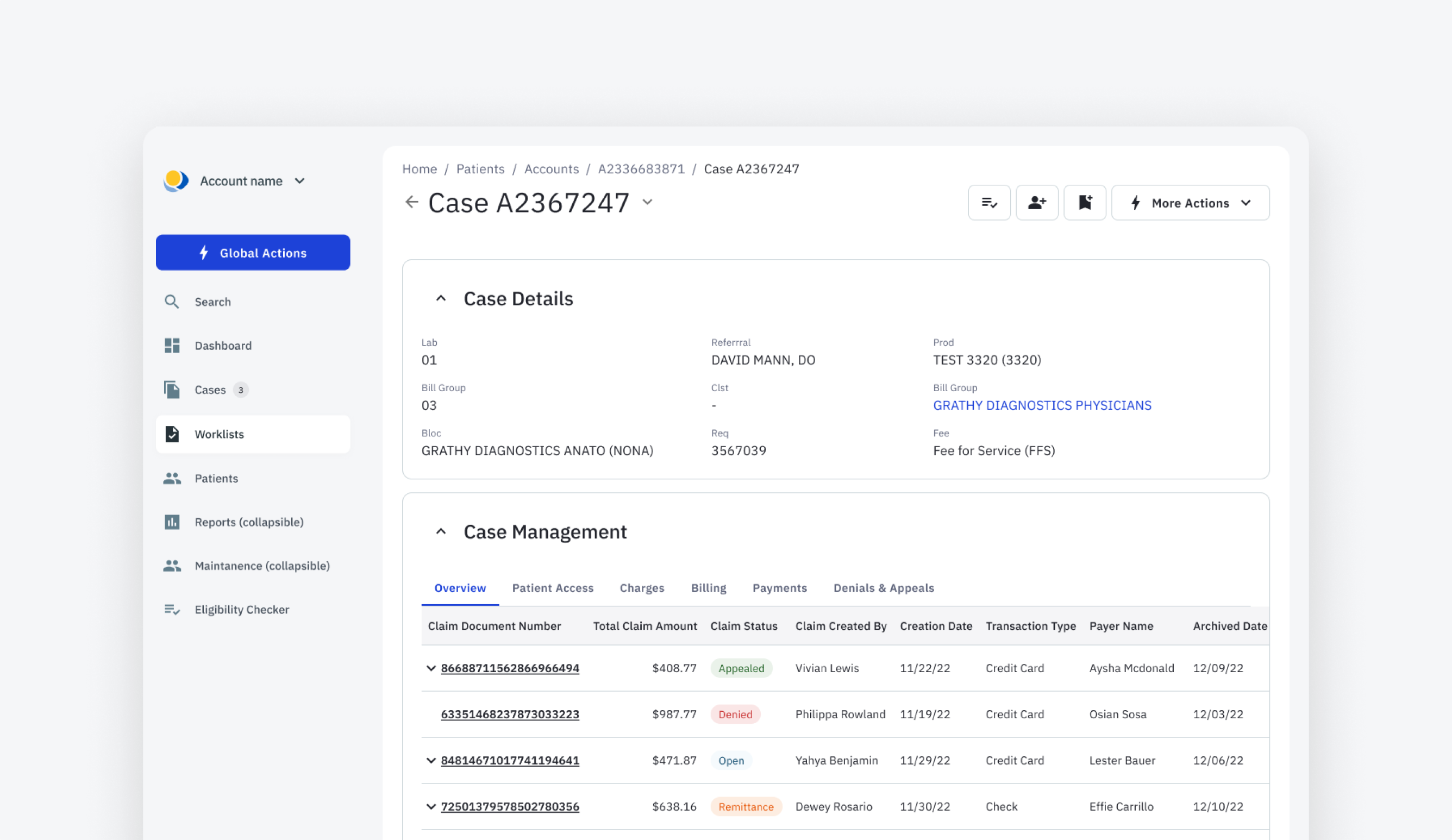 Quadax Medical Billing Platform