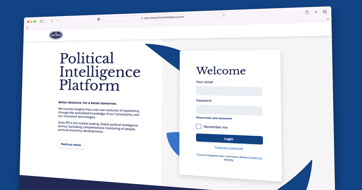 Dods Political Intelligence Platform