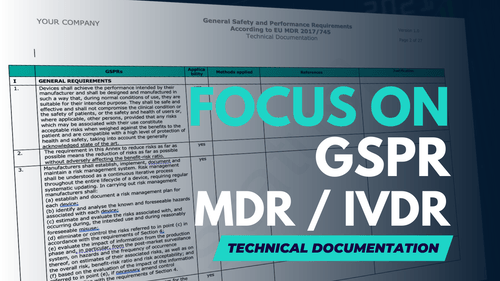 meddevo Blog: Why we should take MDR and IVDR GSPR into focus