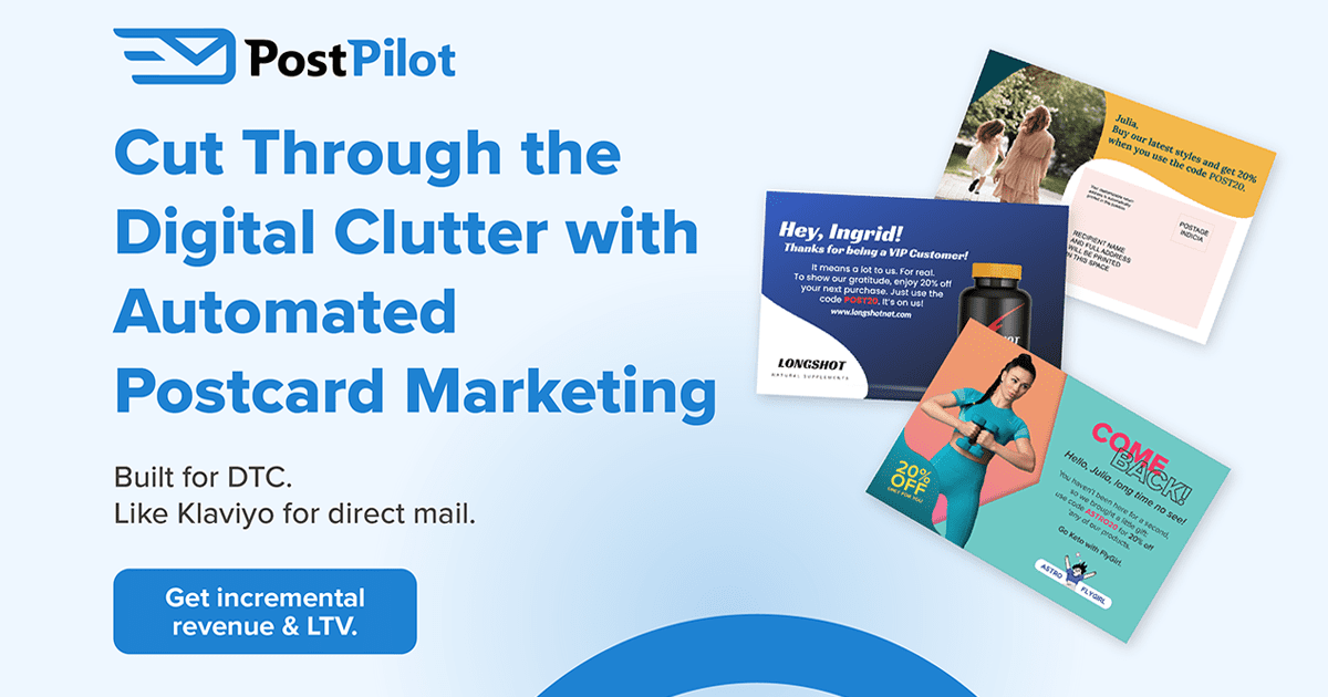 PostPilot - Postcard Marketing for Shopify & Ecommerce Brands
