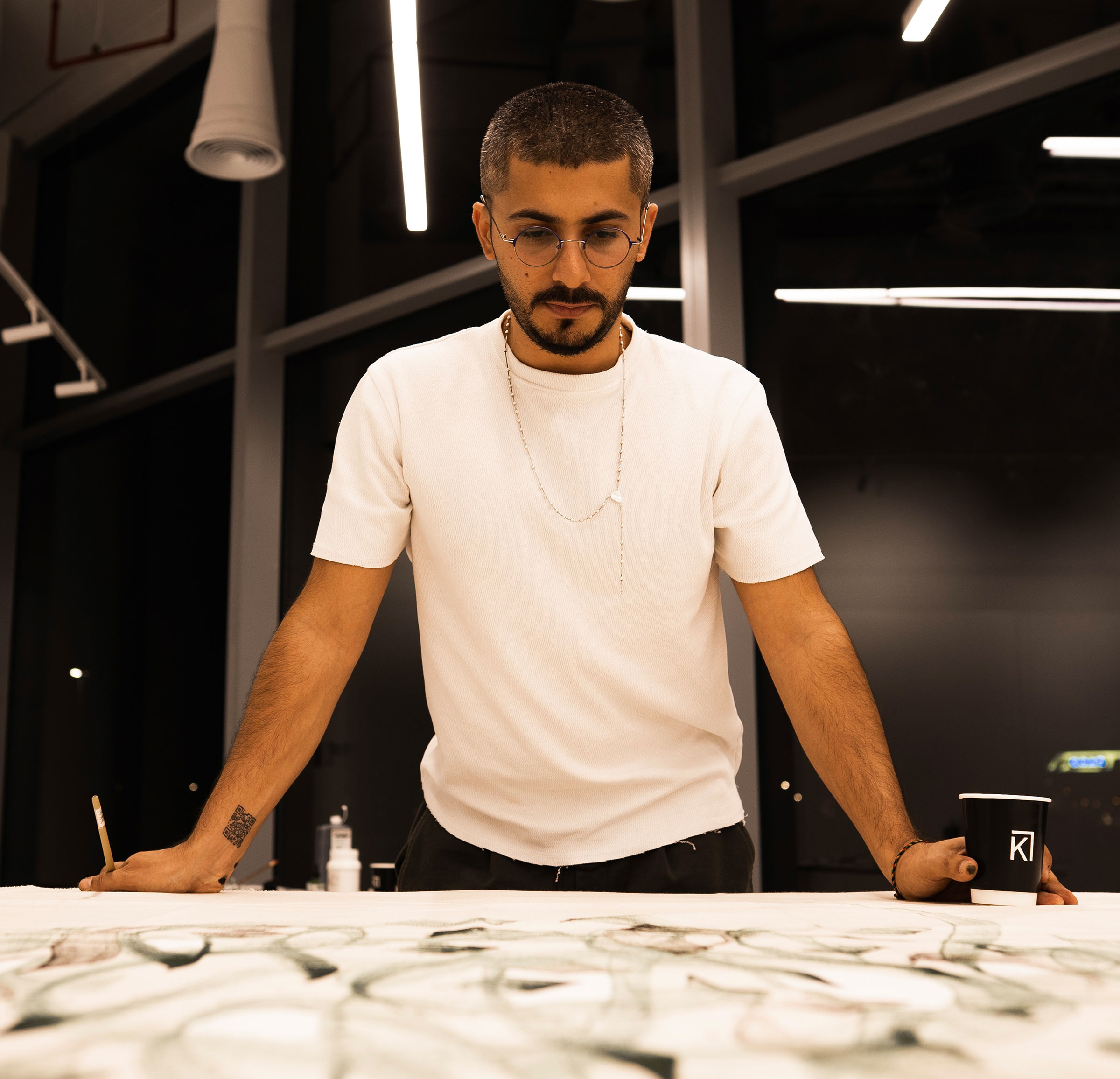 Arabic calligraphy artist Ghaleb Hawila: "I'm too halal for haram ...