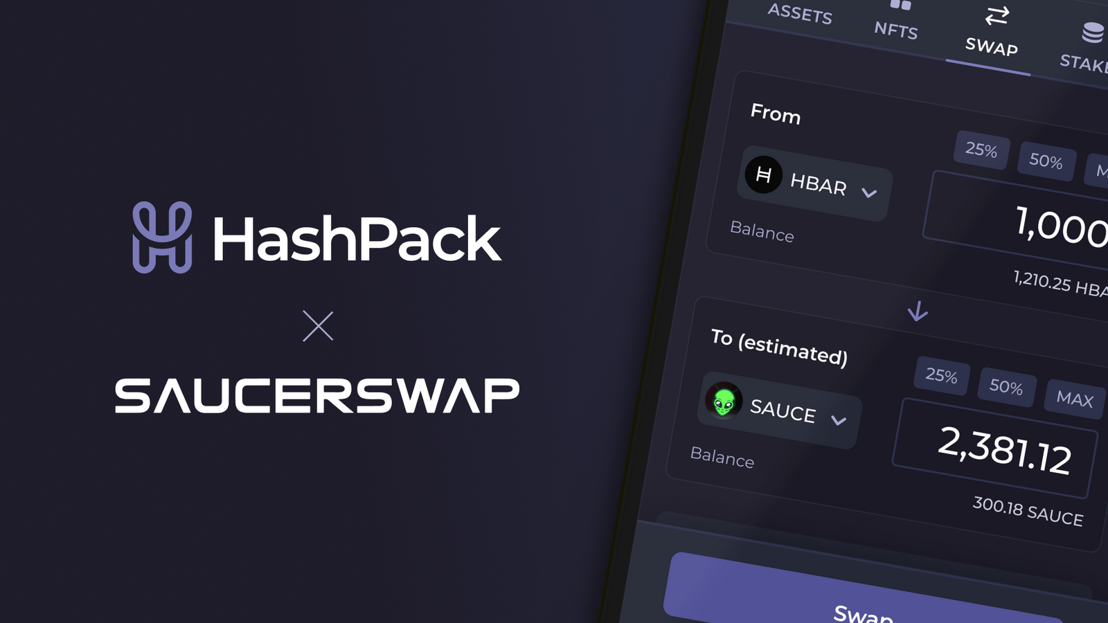 Introducing HashPack token swaps