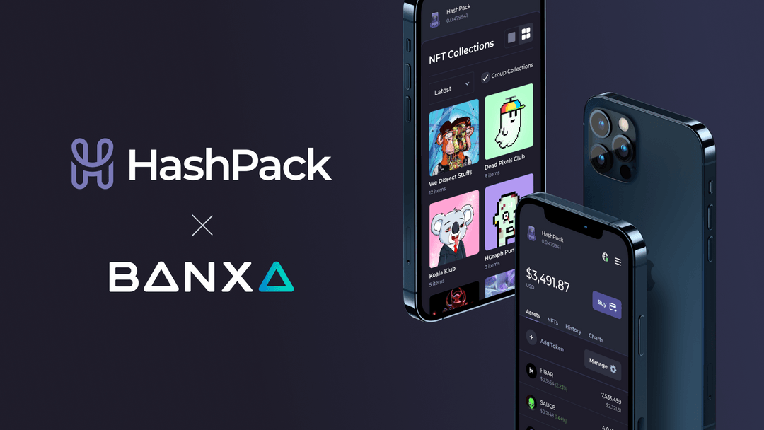 How to buy HBAR and USDC in HashPack using Banxa