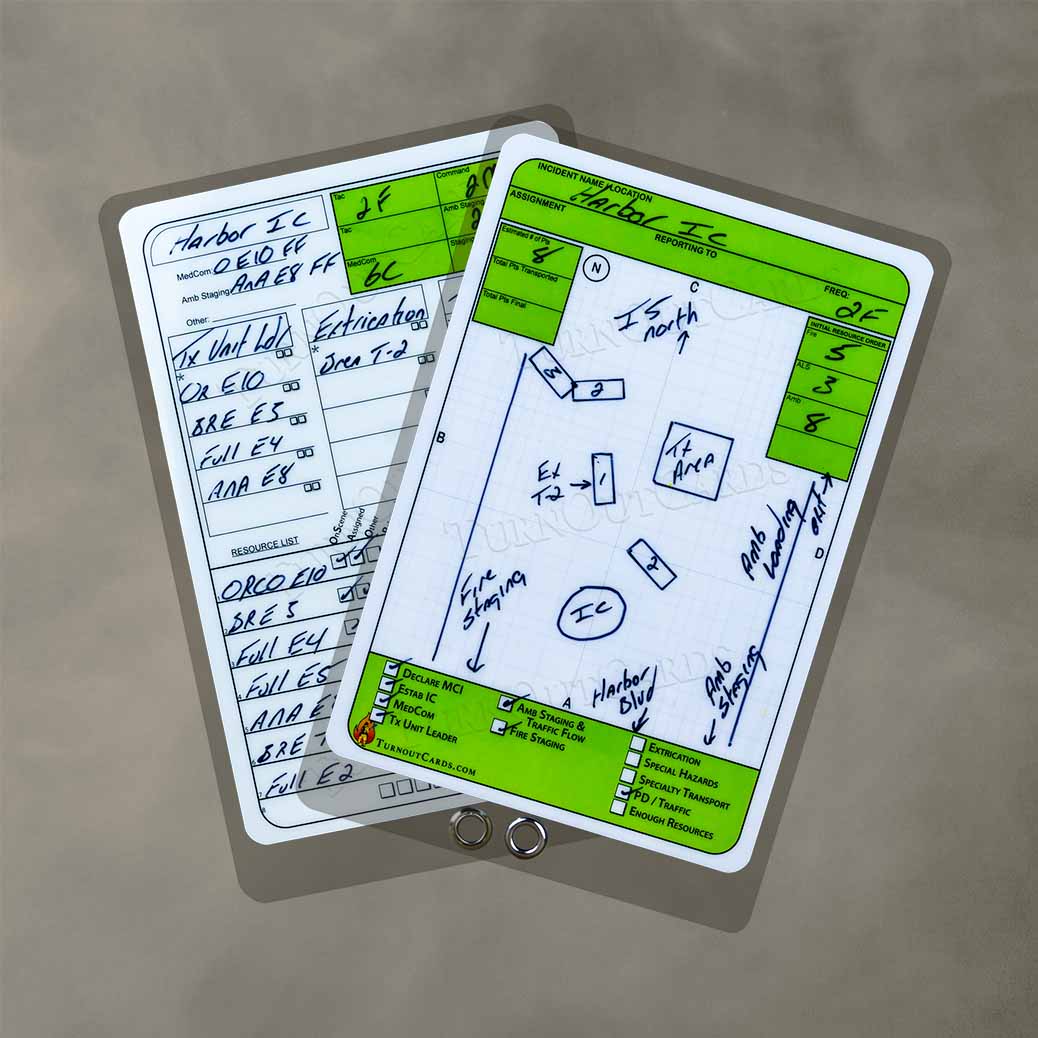 Mass Casualty Turnout Card