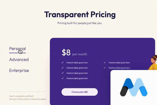 Form Interaction Moving & Shrinking Labels - Webflow Cloneable | FlowRadar
