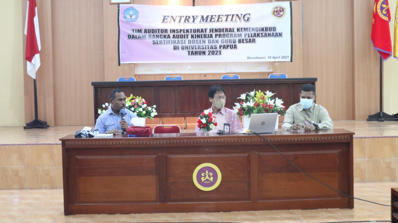 Entry Meeting Irjen Kemendikbud untuk audit kinerja