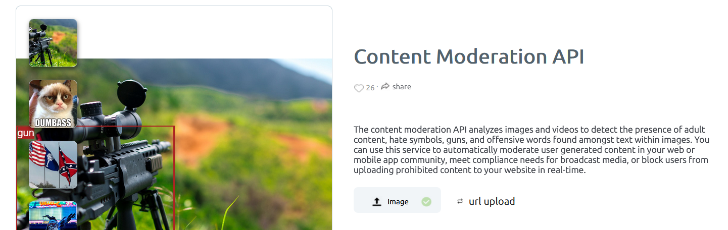 Top 10 Explicit Content Detection APIs | Eden AI