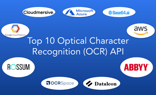 TOP 10 Optical Character Recognition (OCR) API | Eden AI