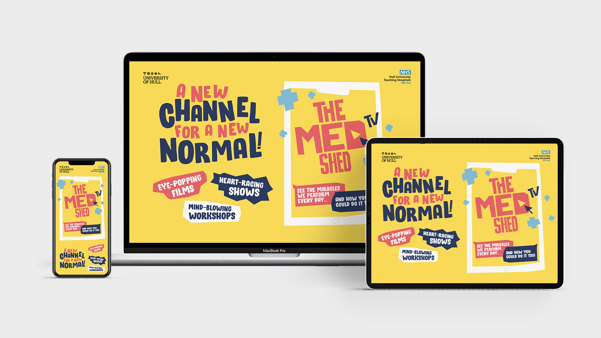 The Med Shed TV - NHS HUTH - by Deadgood - Freelance Designer