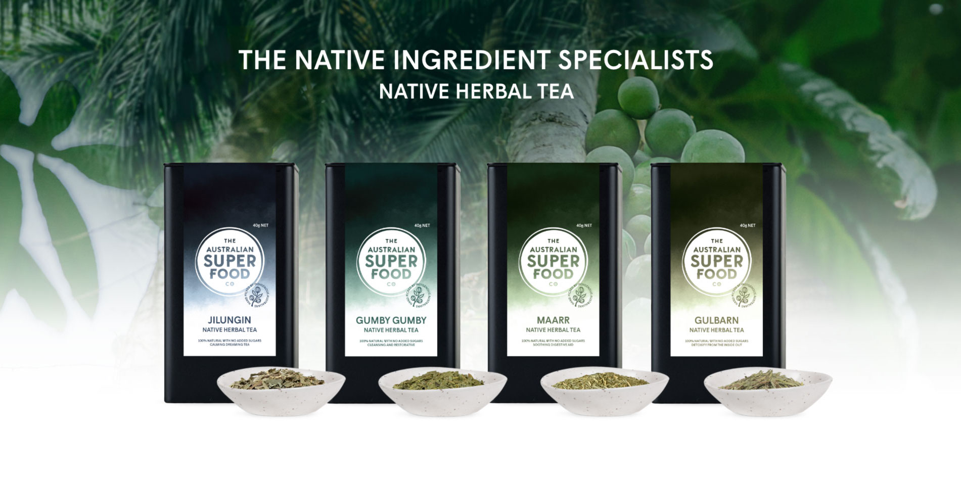 Membery Design - Native Herbal Tea Range